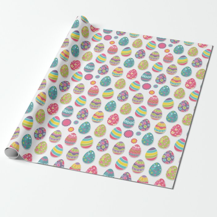 Easter Egg Themed Wrapping Paper | Zazzle.com