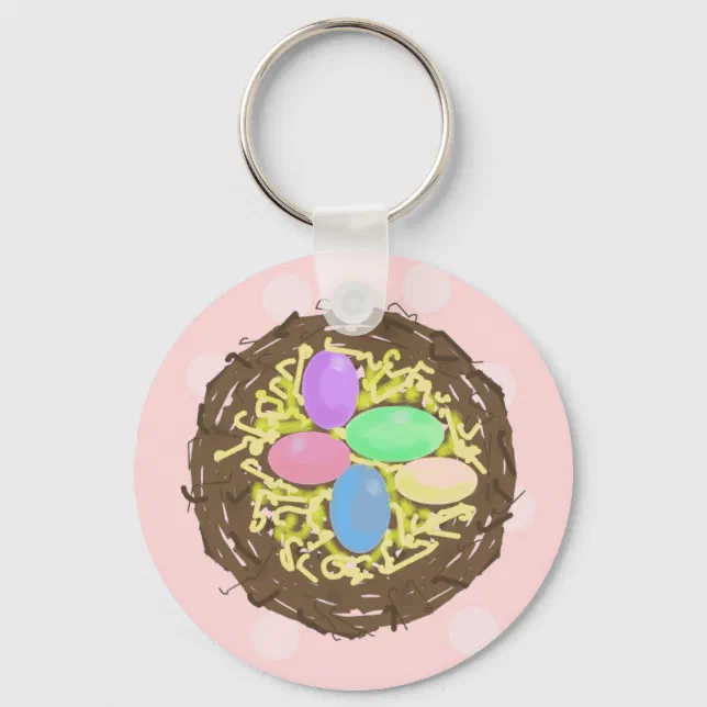 Easter Eggs Keychain | Zazzle