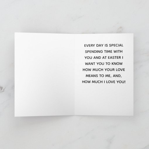 EASTER FOR WIFE,HUSBAND,PARTNER HOLIDAY CARD | Zazzle