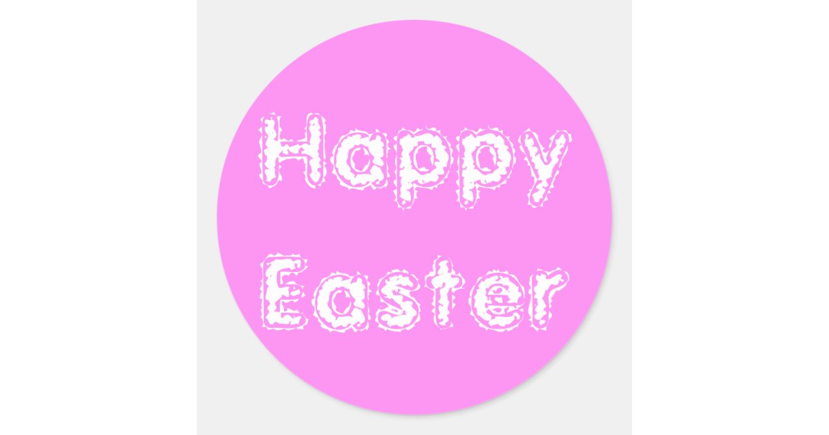 Easter Frosty Violet Sticker by Janz | Zazzle
