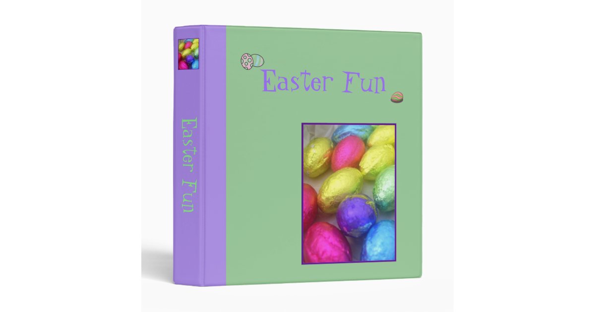 'Easter Fun' Scrapbook/Album Binder | Zazzle