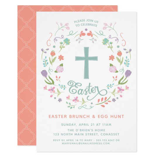 Easter Invitation - Religious, Celebration Invite | Zazzle.com