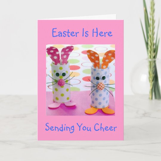 EASTER IS HERE-SENDING YOU CHEER! HOLIDAY CARD | Zazzle.com