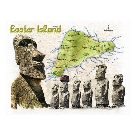 Easter Island Post Cards | Zazzle.com