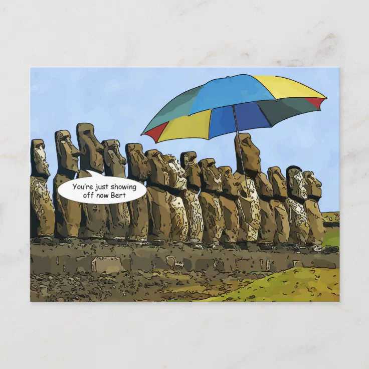 Easter Island statues Postcard | Zazzle