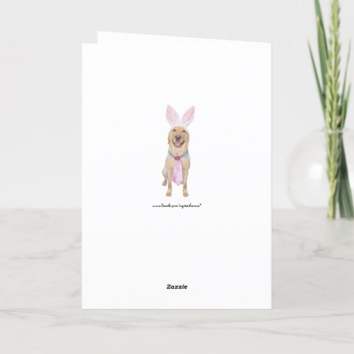 Easter Lab Holiday Card | Zazzle