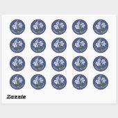 Easter Lily Bouquet Classic Round Sticker | Zazzle