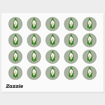 Easter Lily Stickers | Zazzle