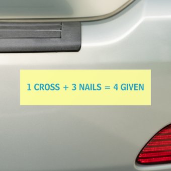 Easter Math - bumper sticker | Zazzle