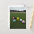 Easter mountain golf course holiday postcard | Zazzle