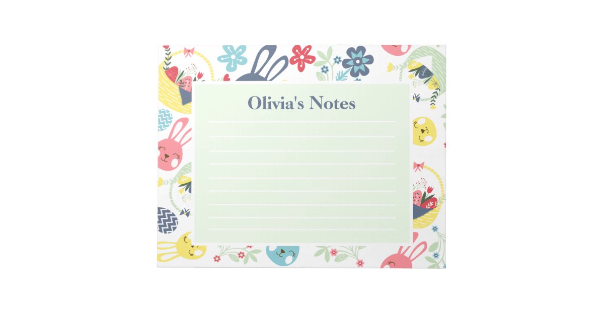 Easter Notepad | Zazzle
