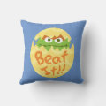 Easter Oscar the Grouch Throw Pillow | Zazzle