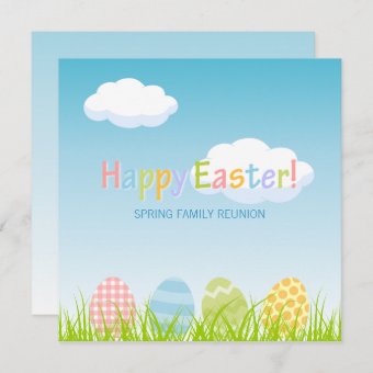 Easter Party Family Reunion invitation | Zazzle
