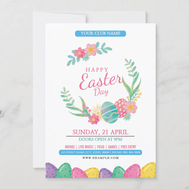Easter Party Invitation | Zazzle