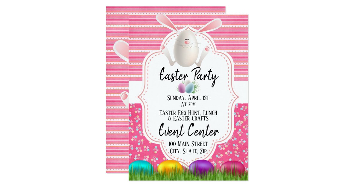 Easter Party Invitation Card | Zazzle.com