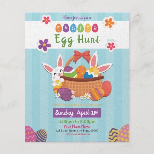 Easter Party Invitation Flyer | Zazzle.com