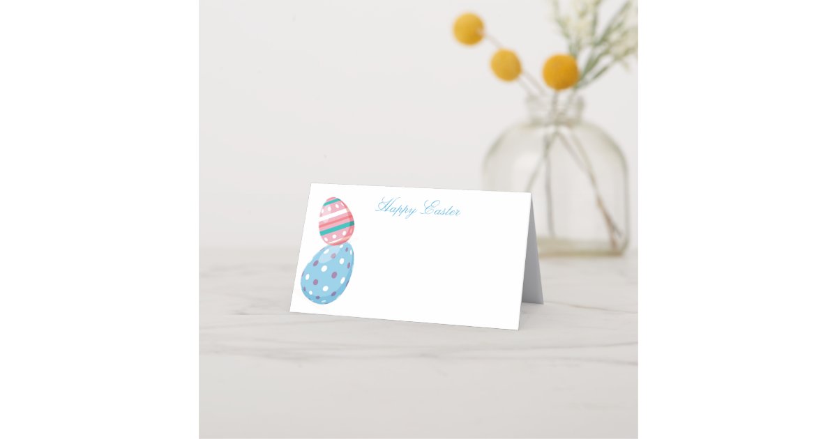 Easter Party Name Place Card | Zazzle
