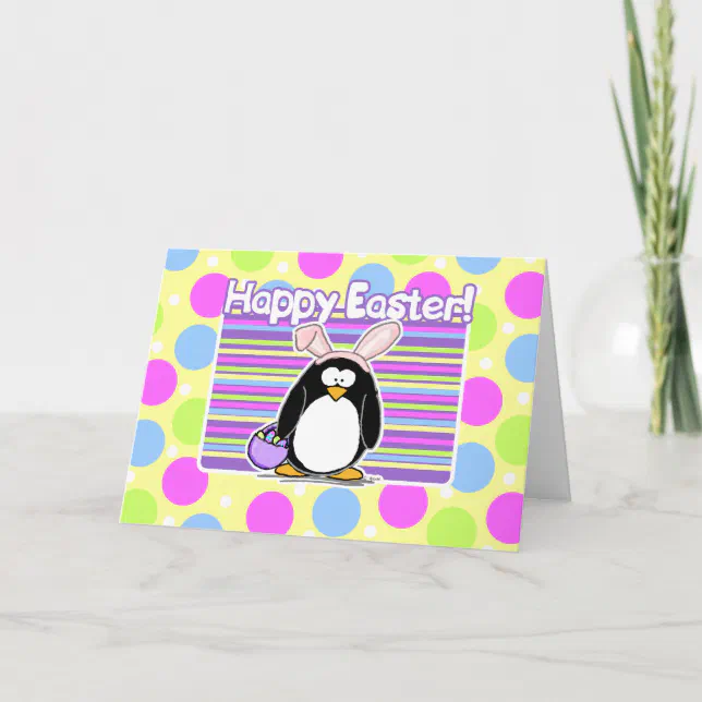 Easter Penguin - Easter Card | Zazzle
