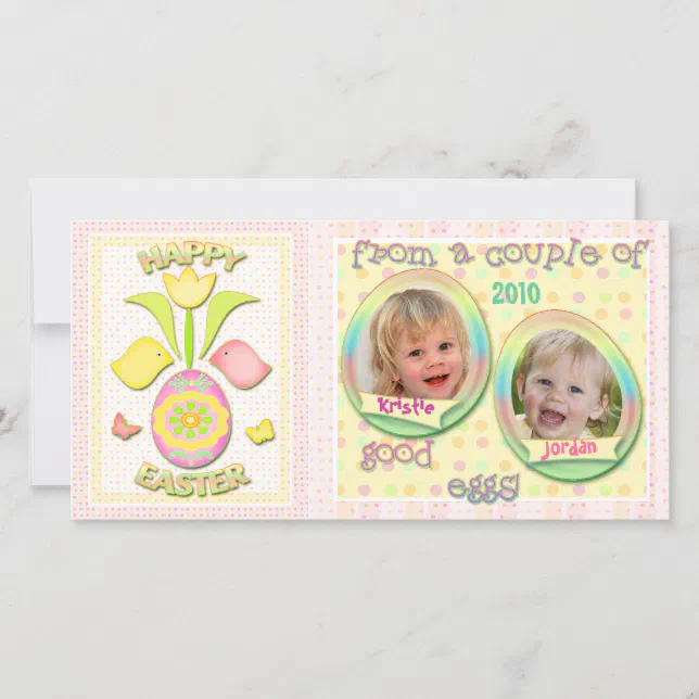 Easter Personalized Photo Card | Zazzle