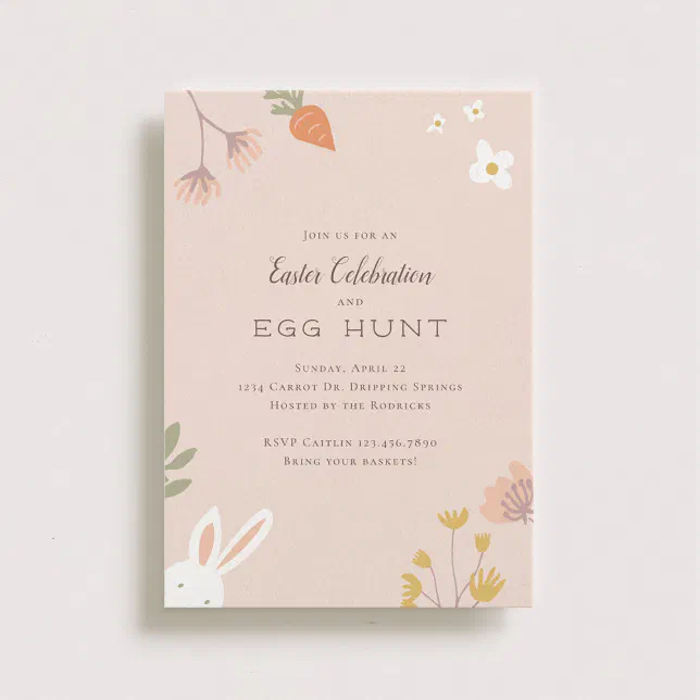Easter Petals Party Invitations | Zazzle
