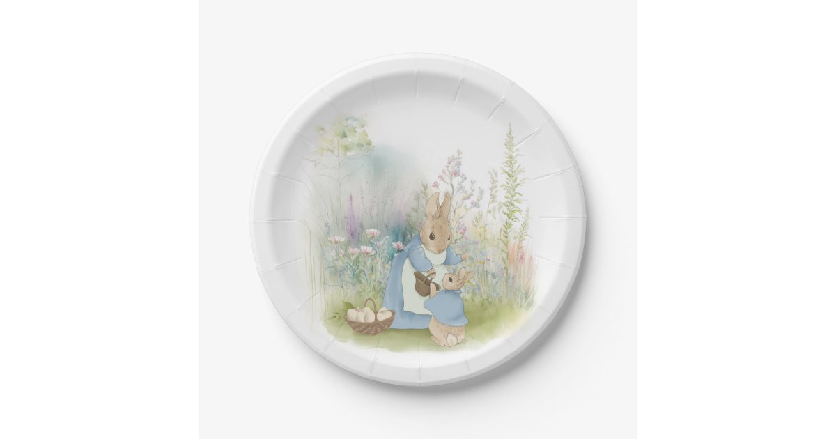 Easter Peter Rabbit Paper Plates | Zazzle