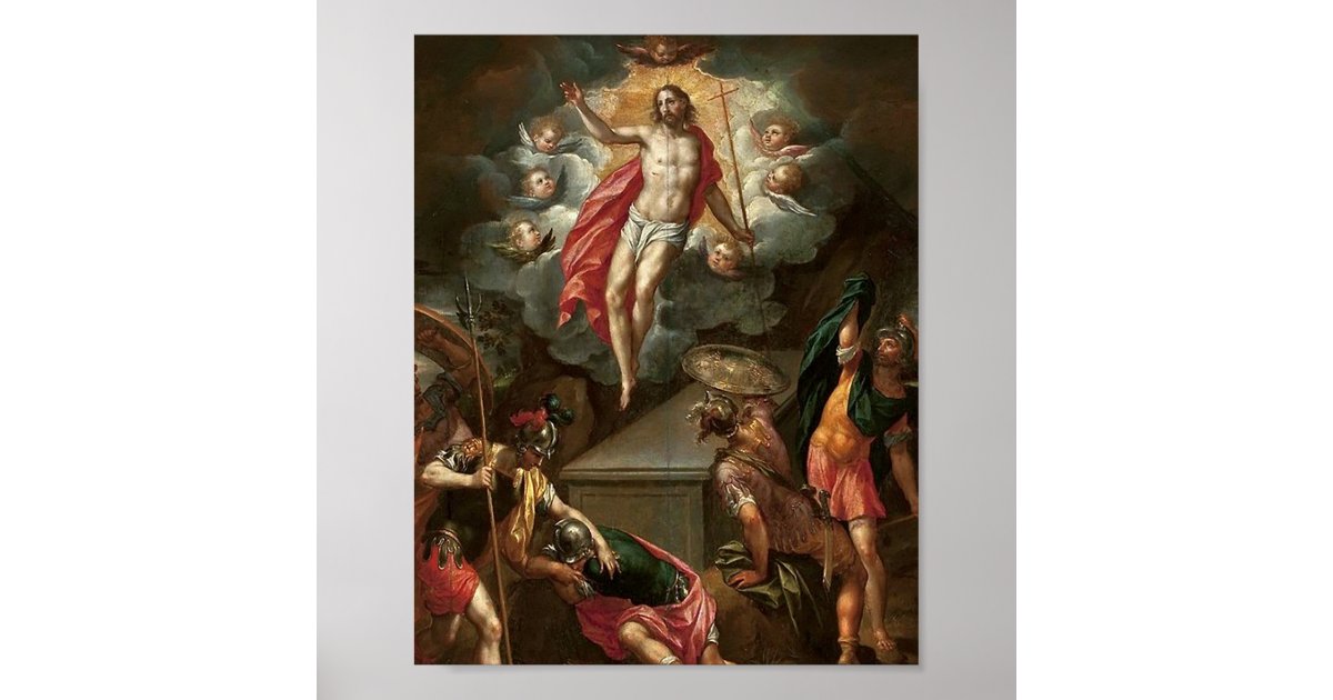 Easter Poster The Resurrection Of Jesus | Zazzle