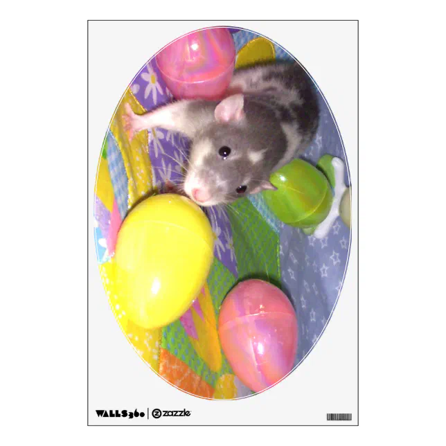 Easter Rat Wall Decal | Zazzle