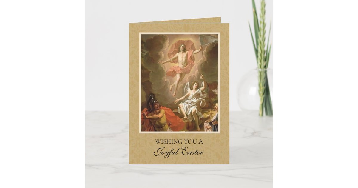 Easter Religious Resurrection Jesus Christian Holi Holiday Card | Zazzle