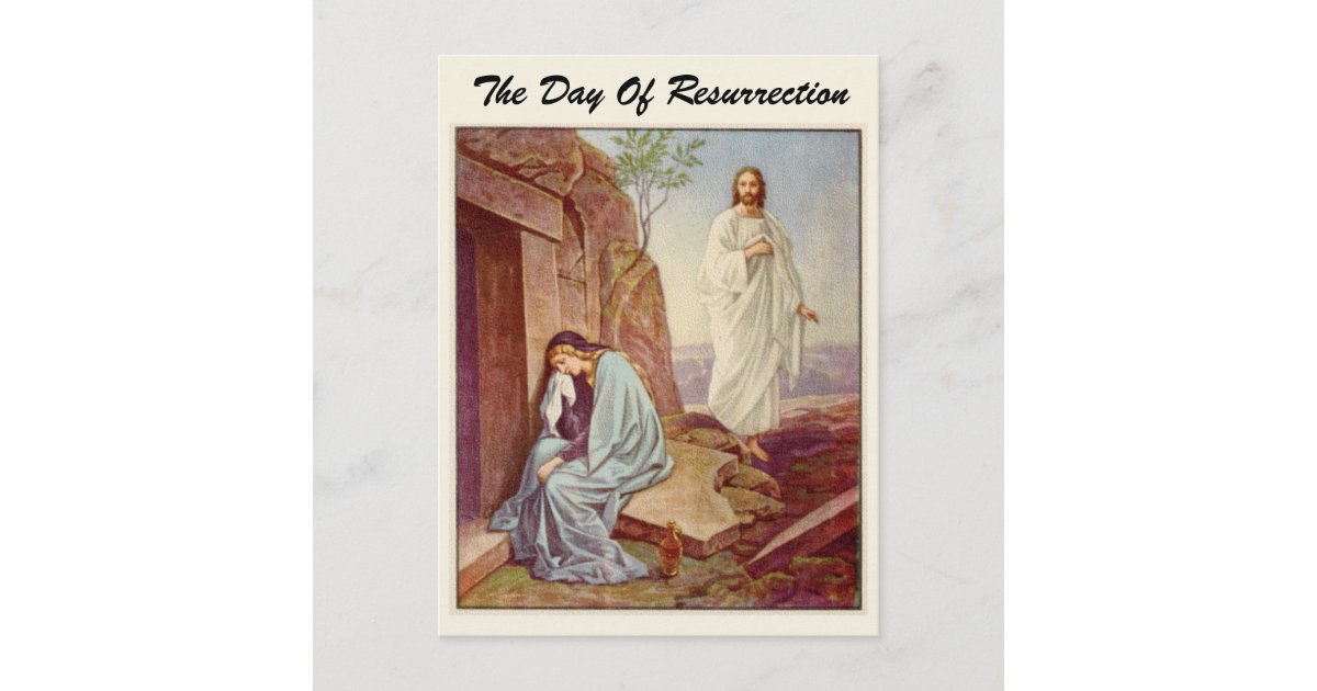 Easter Resurrection Day Holiday Postcard | Zazzle