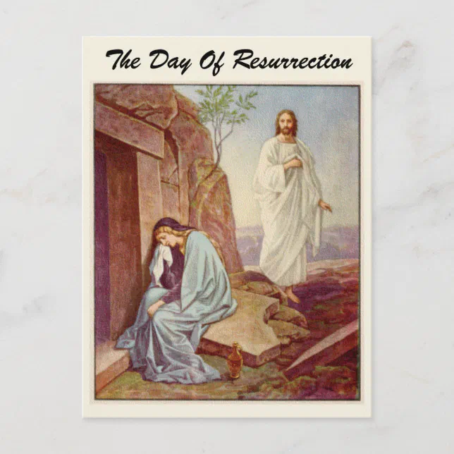 Easter Resurrection Day Holiday Postcard | Zazzle