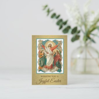 Easter Resurrection Holy Cards w/prayer St. John | Zazzle