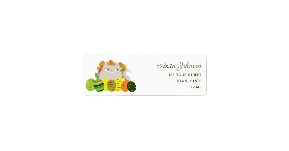 Easter Return Address Label | Zazzle