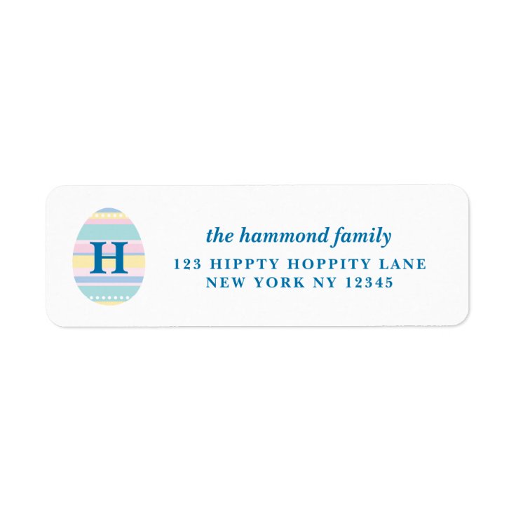 Easter Return Address Label | Zazzle