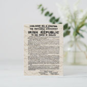 Easter Rising Proclamation of the Irish Republic Postcard | Zazzle