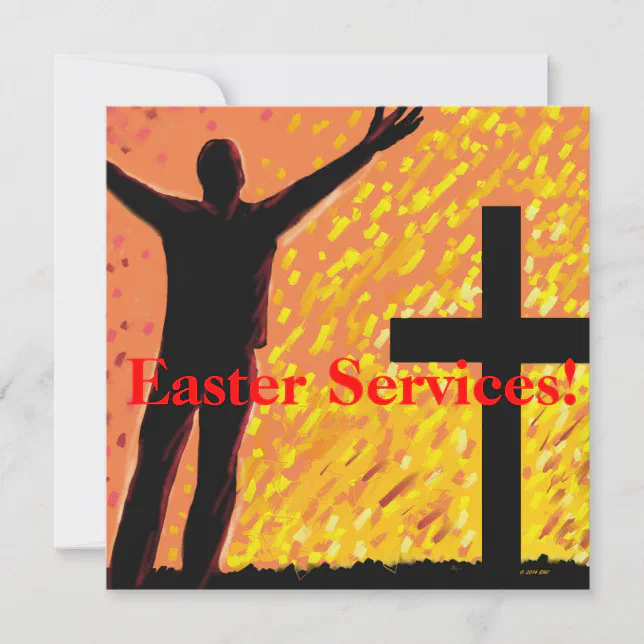 Easter Services Church Invitation | Zazzle