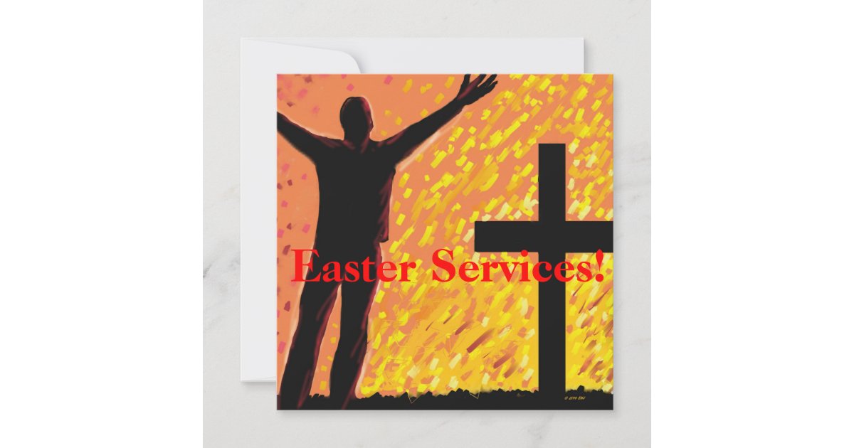 Easter Services Church Invitation | Zazzle
