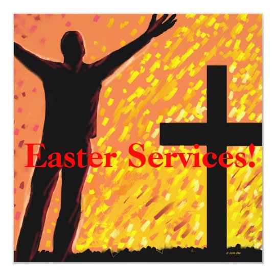 Easter Services Church Invitation | Zazzle.com