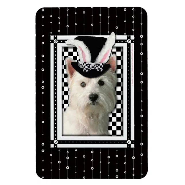 Easter - Some Bunny Loves You - Westie Magnet | Zazzle