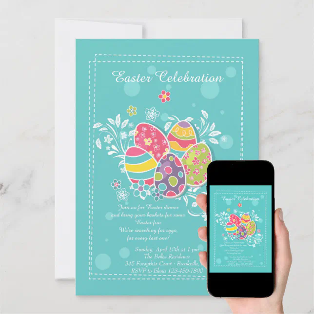Easter Splendor Invitation | Zazzle