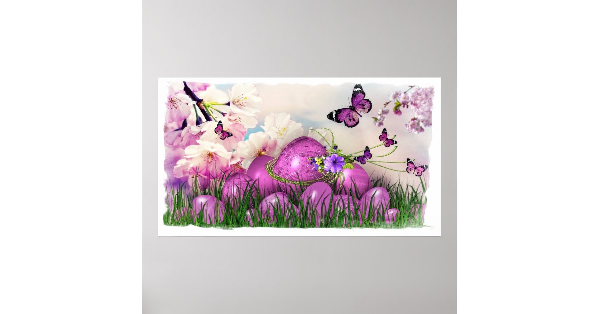 Easter Theme Poster | Zazzle