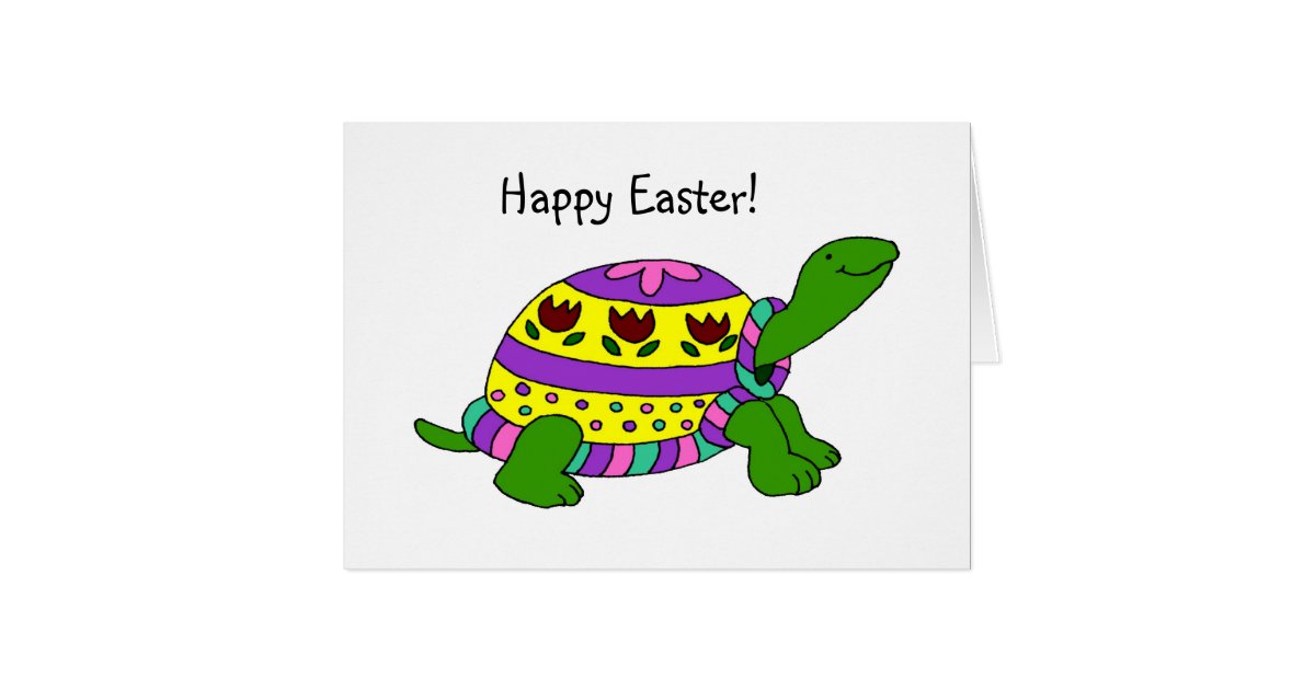 Easter turtle card | Zazzle.com