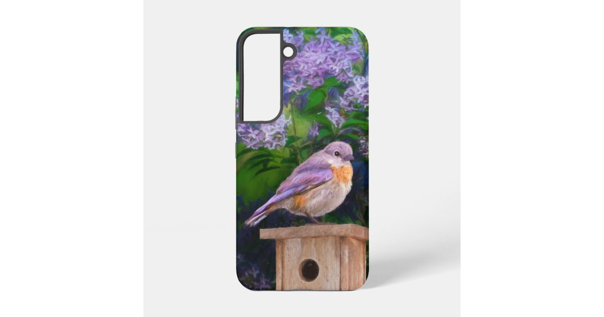 Eastern Bluebird in Snow - Original Photograph Samsung Galaxy Case | Zazzle
