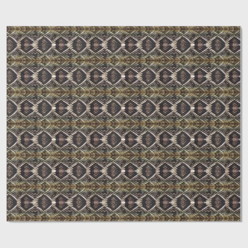 Eastern Diamondback Rattlesnake Wrapping Paper | Zazzle