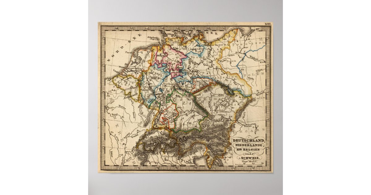 Eastern European Map Poster | Zazzle