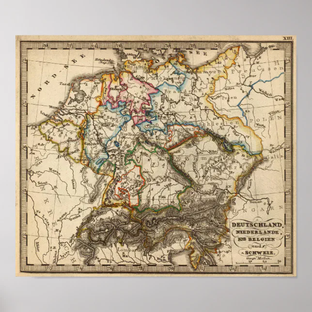 Eastern European Map Poster | Zazzle