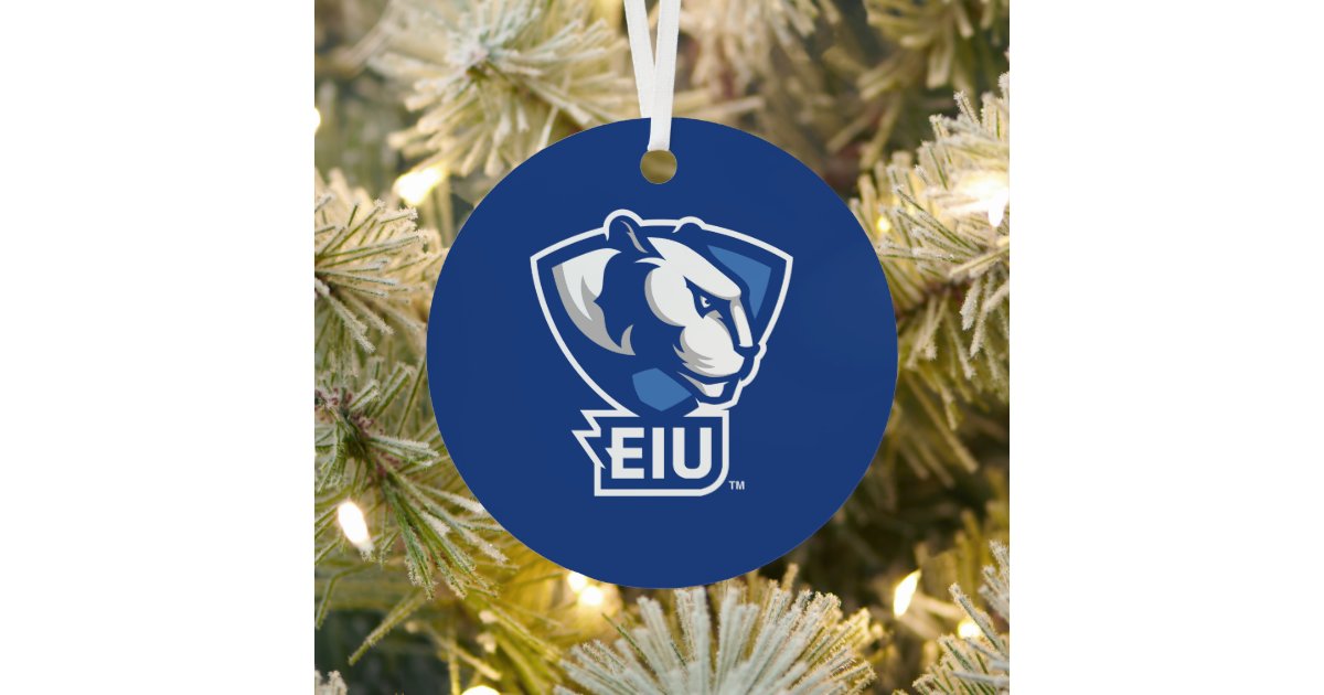 Eastern Illinois University Panthers Logo Metal Ornament | Zazzle
