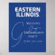 Eastern Illinois University Wordmark Logo Poster | Zazzle