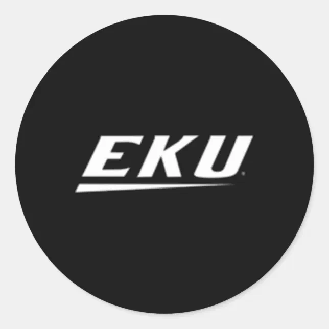 Eastern Kentucky Colonels Left Chest Icon Classic Round Sticker | Zazzle