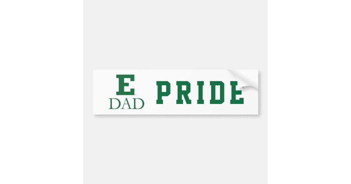 Eastern Michigan Dad Bumper Sticker | Zazzle