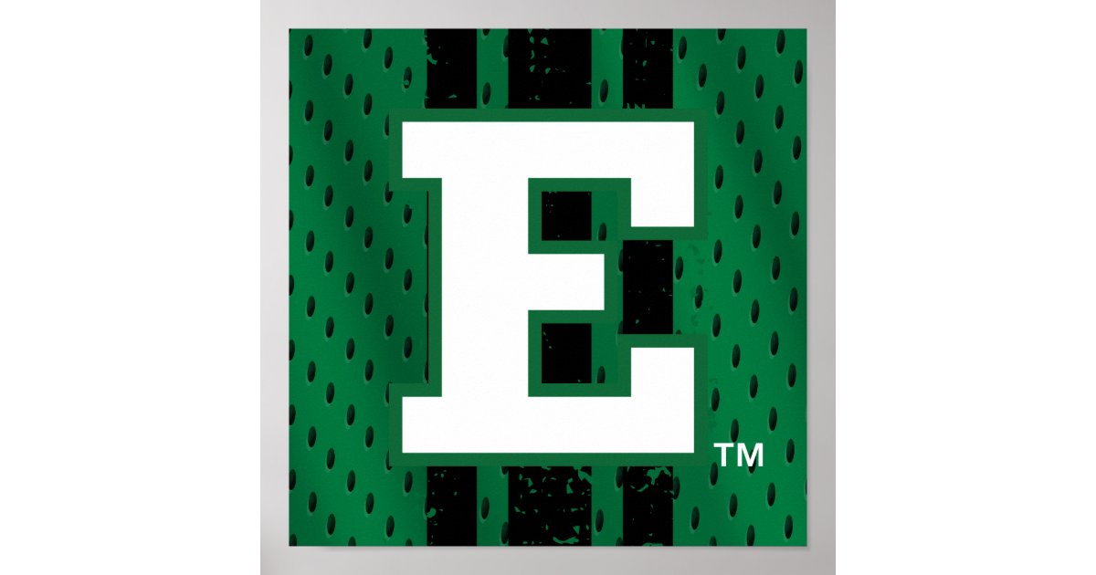 Eastern Michigan Jersey Poster | Zazzle